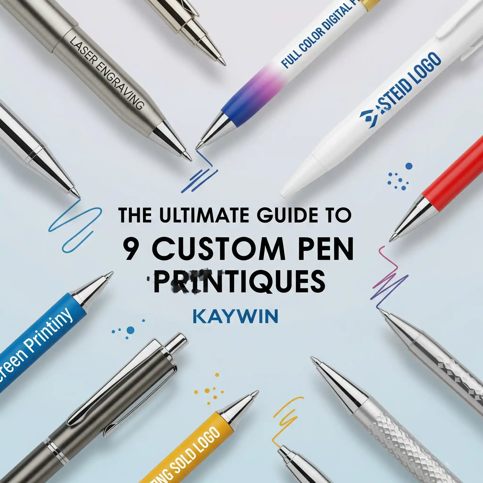 The Ultimate Guide to 9 Custom Pen Printing Techniques | Kaywin